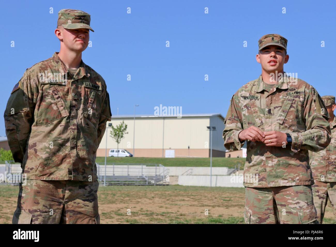 1st Lt. William Malcolm explains why Pvt. Lukes Hess earned a command ...