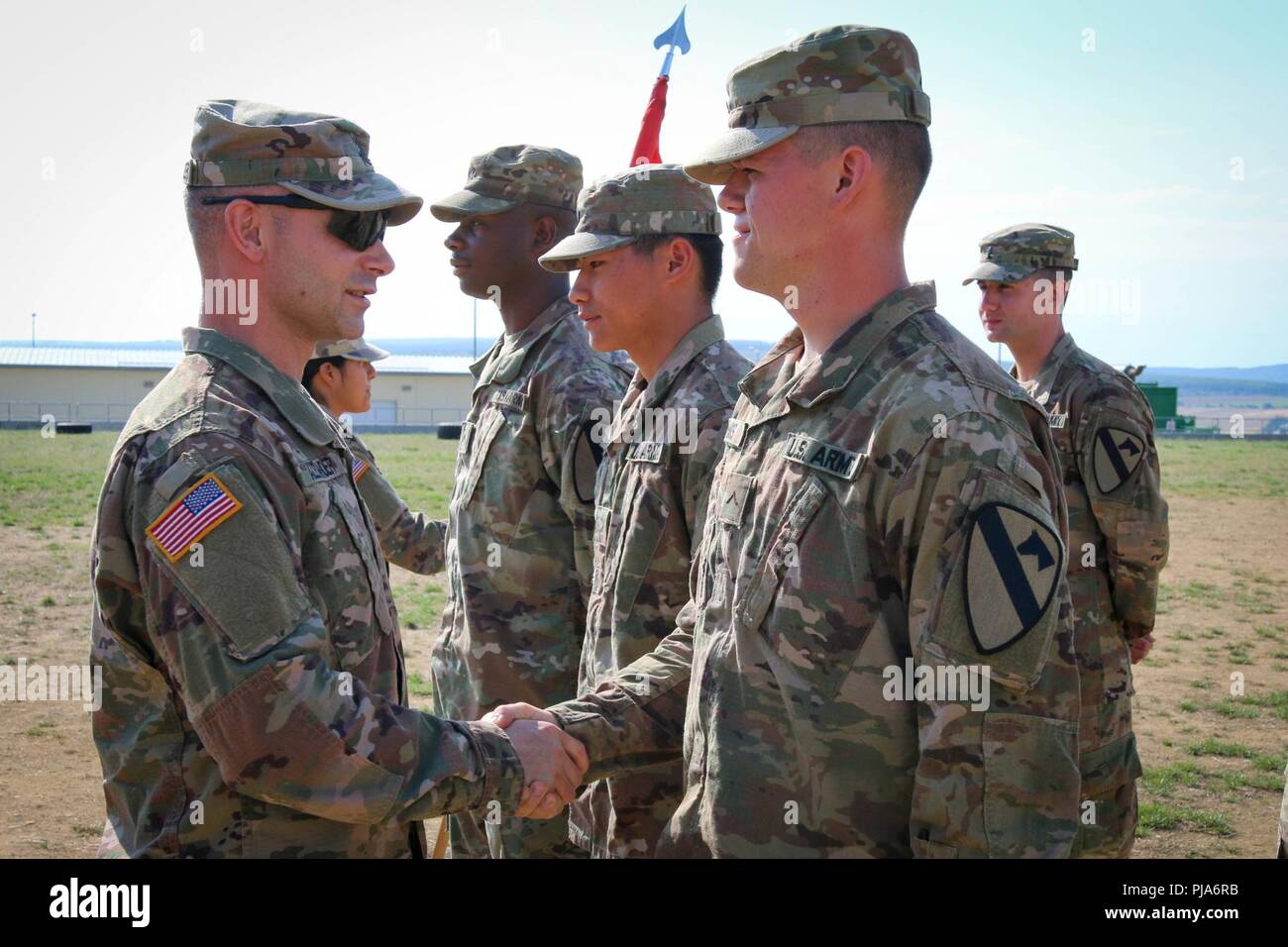 Command Sgt. Major Aron Alexander, command sergeant major of 2nd ...