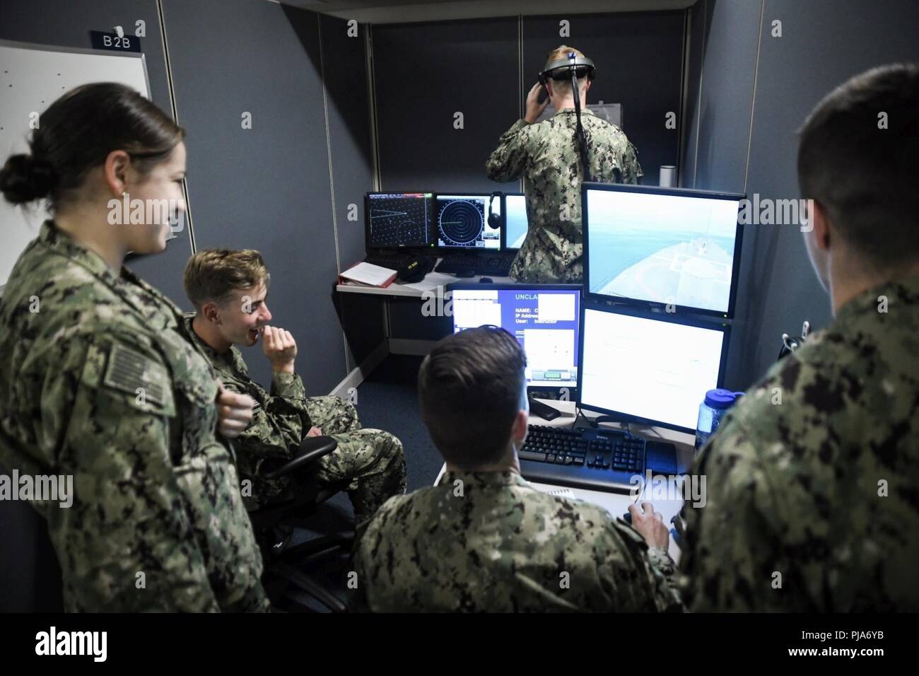 SAN DIEGO (July 2, 2018) Basic Division Officer Course students at ...