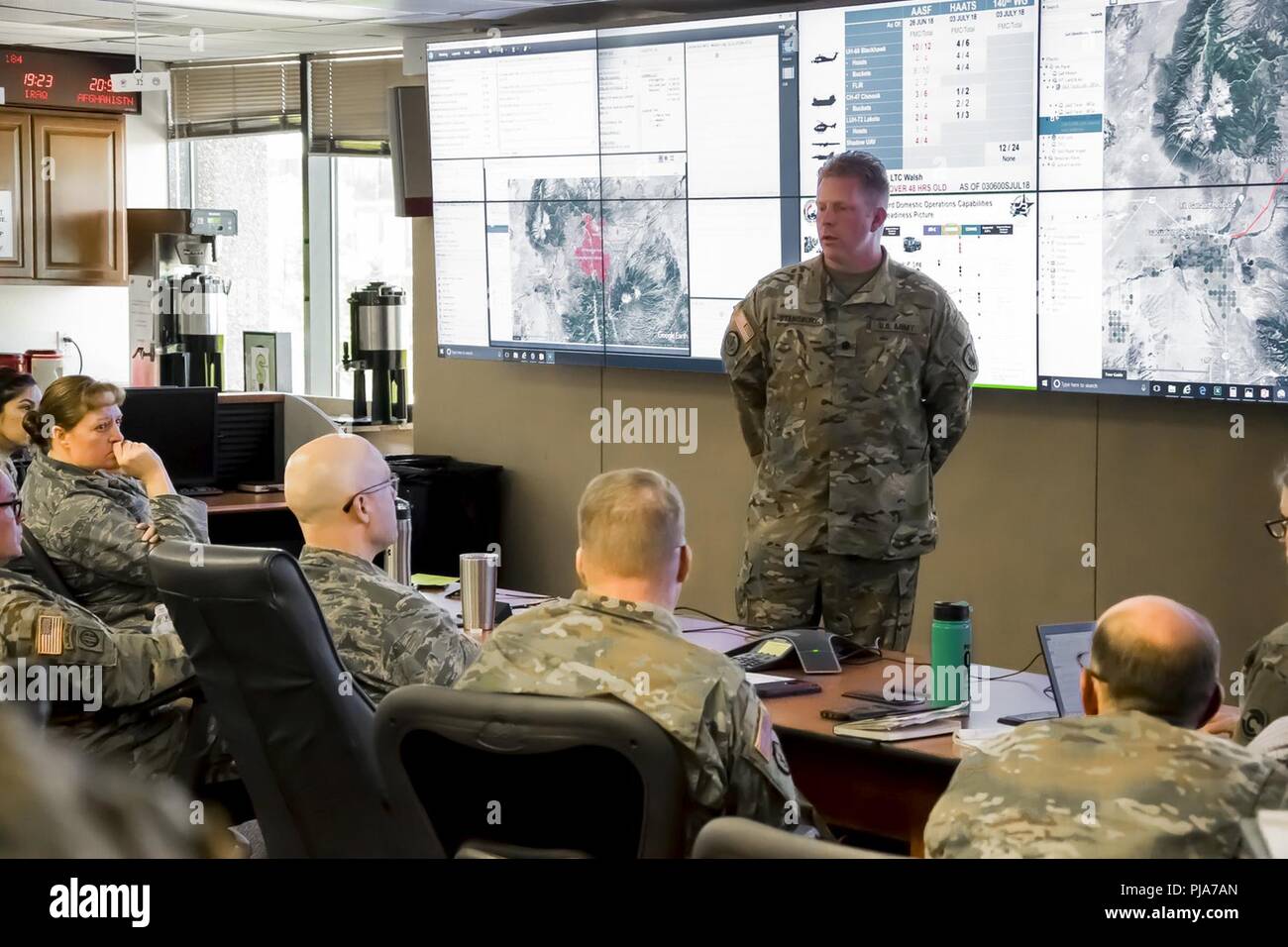 United States Army Lt. Col. Todd Stansbury, commander of Task Force ...