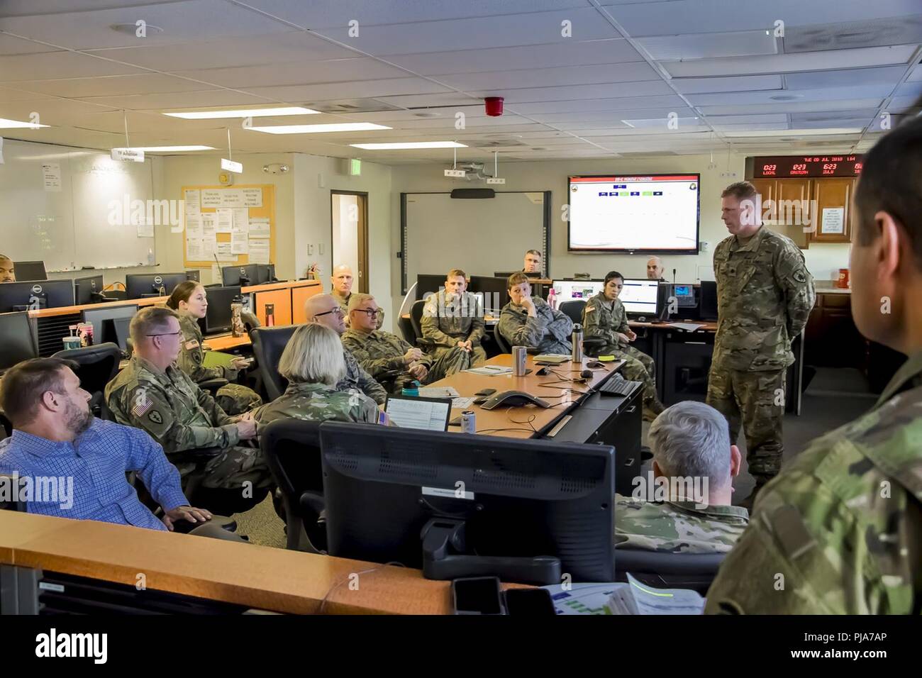 United States Army Lt. Col. Todd Stansbury, commander of Task Force ...