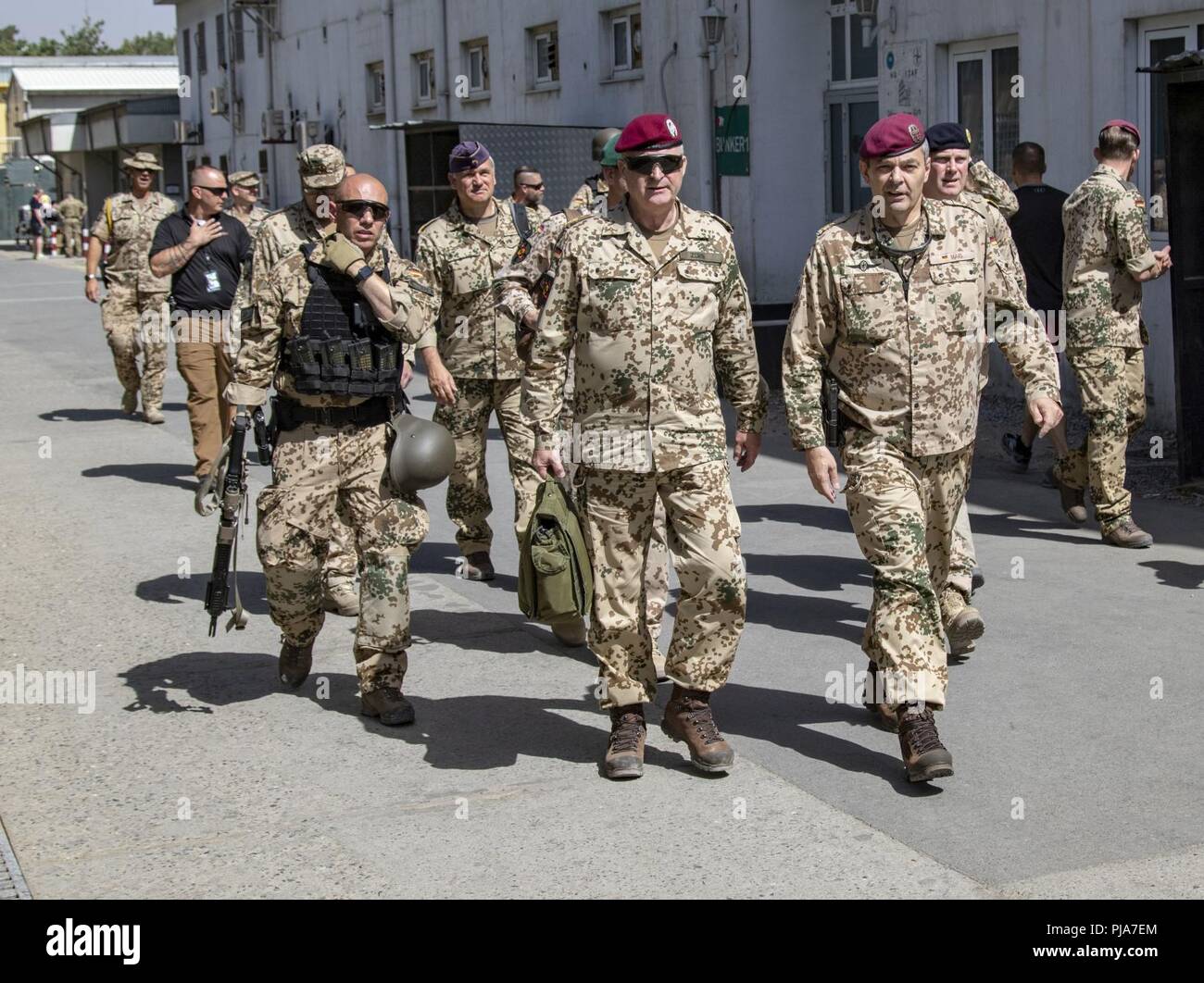 KABUL, Afghanistan (July 6, 2018) – German Army Gen. Eberhard Zorn ...