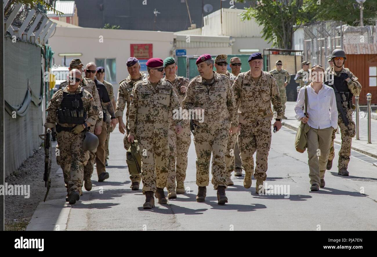 KABUL, Afghanistan (July 6, 2018) – German Army Gen. Eberhard Zorn ...