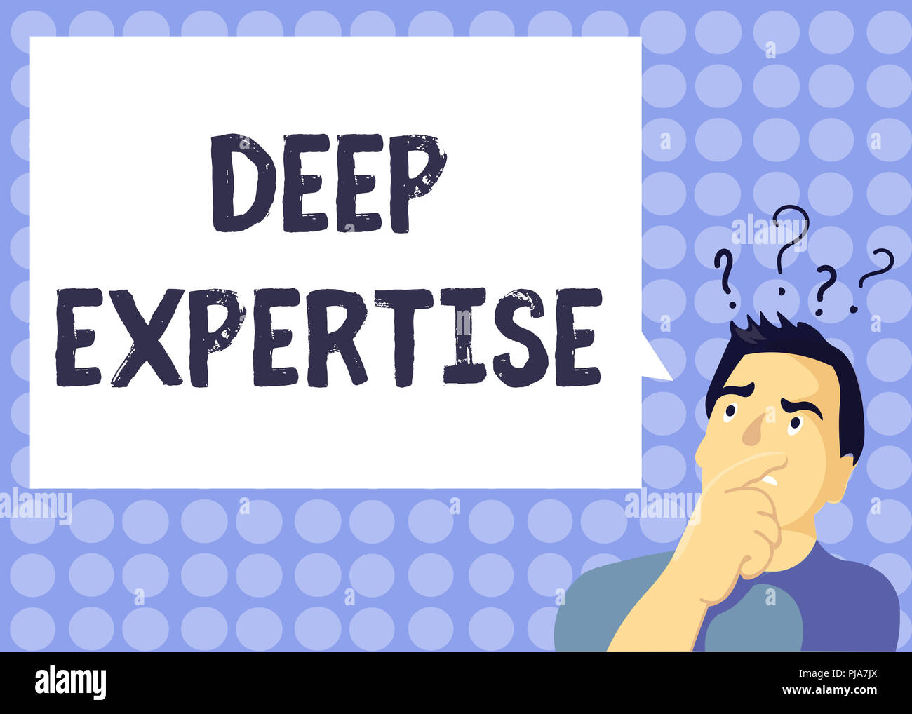 Handwriting text writing Deep Expertise. Concept meaning Great skill or ...