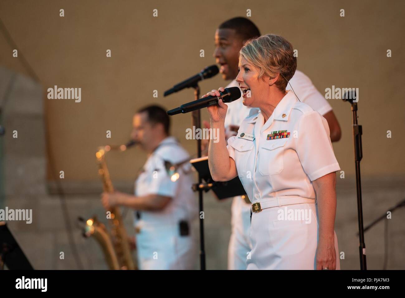 DAYTONA BEACH, Fla. (July 5, 2018) Chief Musician Shana Sullivan ...