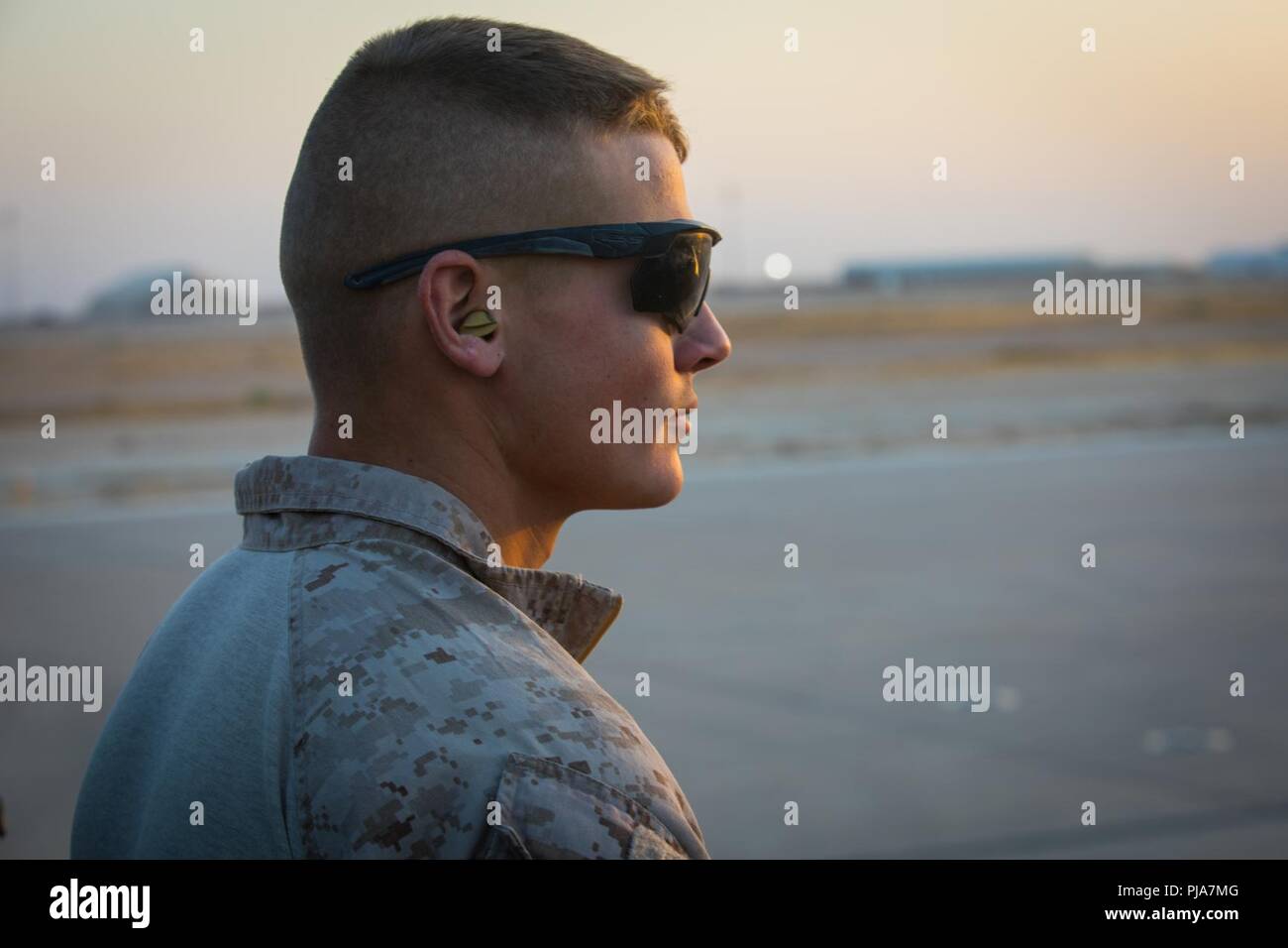 UNDISCLOSED LOCATION, MIDDLE EAST – U.S Marine Corps LCpl Colin Butler, a refrigeration and air ...