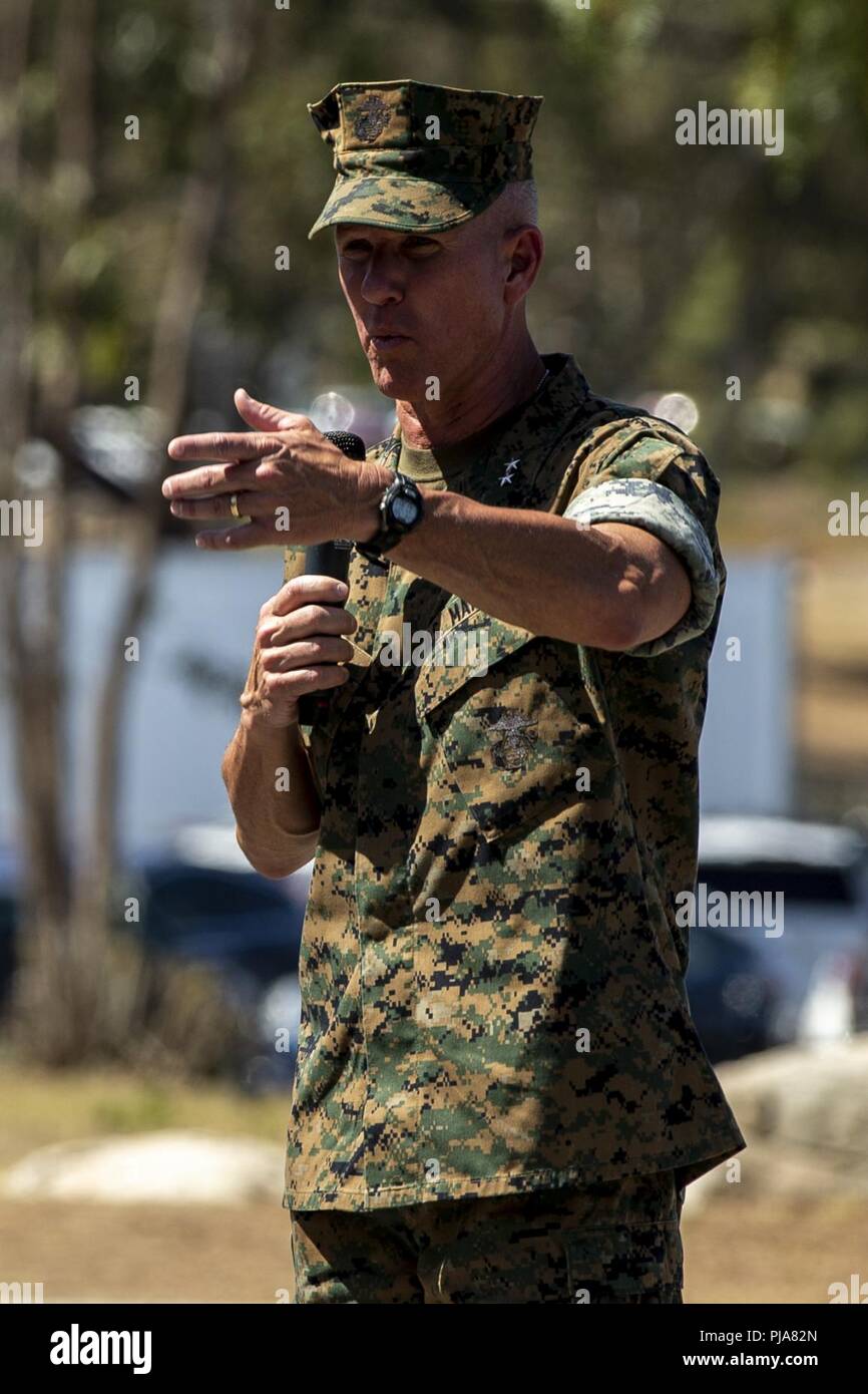 U.S. Marine Corps Maj. Gen. Eric M. Smith, the outgoing commanding ...