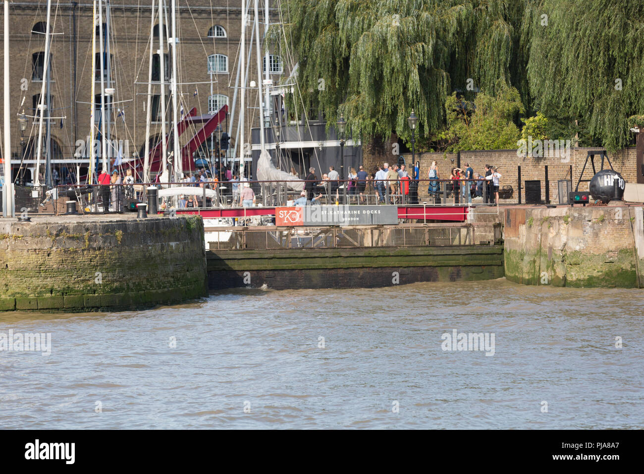 St Katherine Docks Stock Photo - Alamy