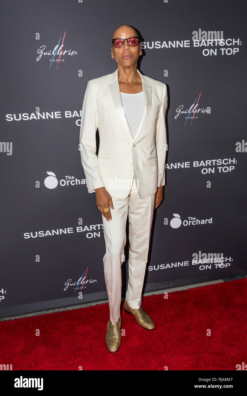 Los Angeles, USA. 4th September, 2018. RuPaul poses on red carpet at ...