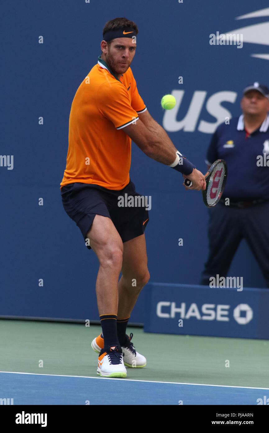New York City, USA. 01st Jan, 2018. Juan Martin Del Potro Tennis US ...