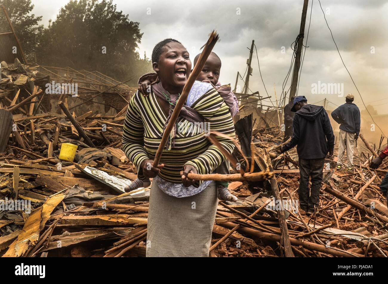 Nairobi homeless children hi-res stock photography and images - Alamy