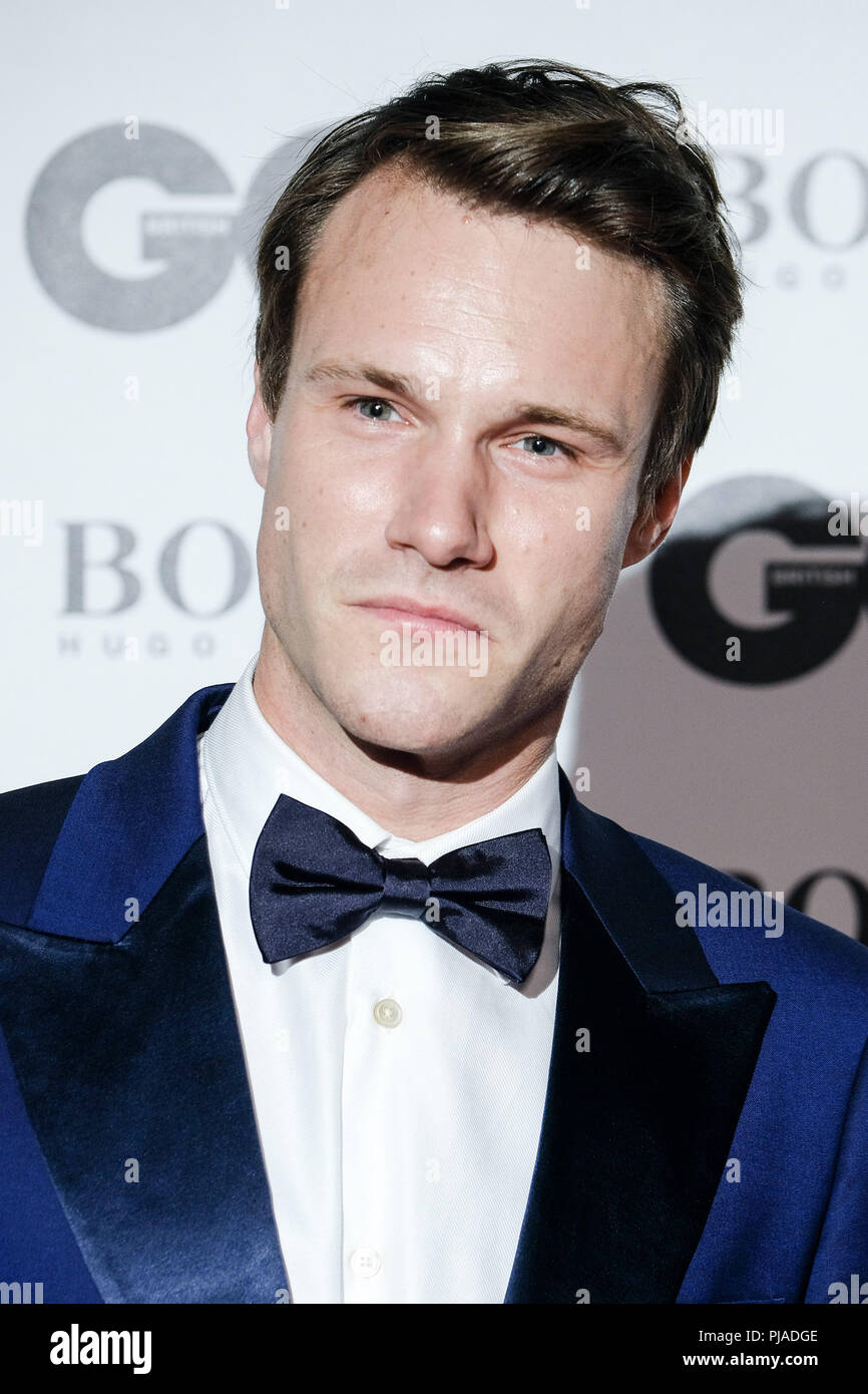 London, UK. 5th September, 2018. Hugh Skinner at GQ Men of the Year ...