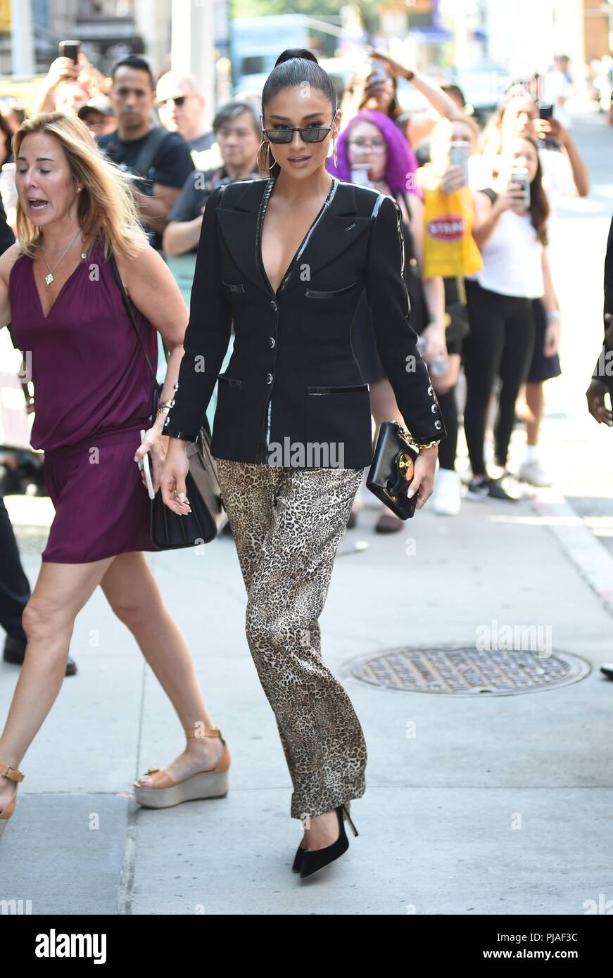 New York, NY, USA. 5th Sep, 2018. Shay Mitchell out and about for ...