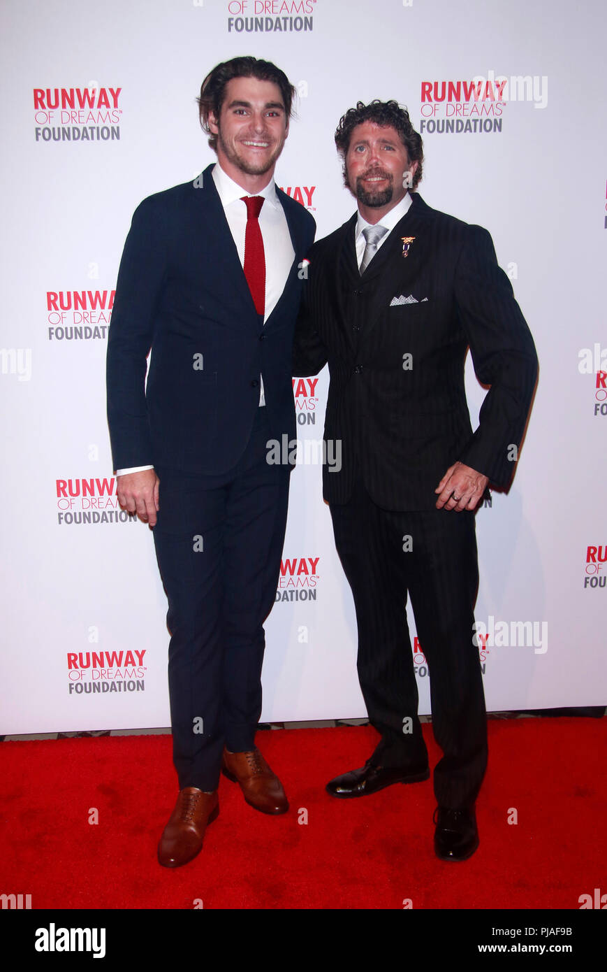 New York, NY, USA. 5th Sep, 2018. RJ Mitte and Jason Redman at the ...