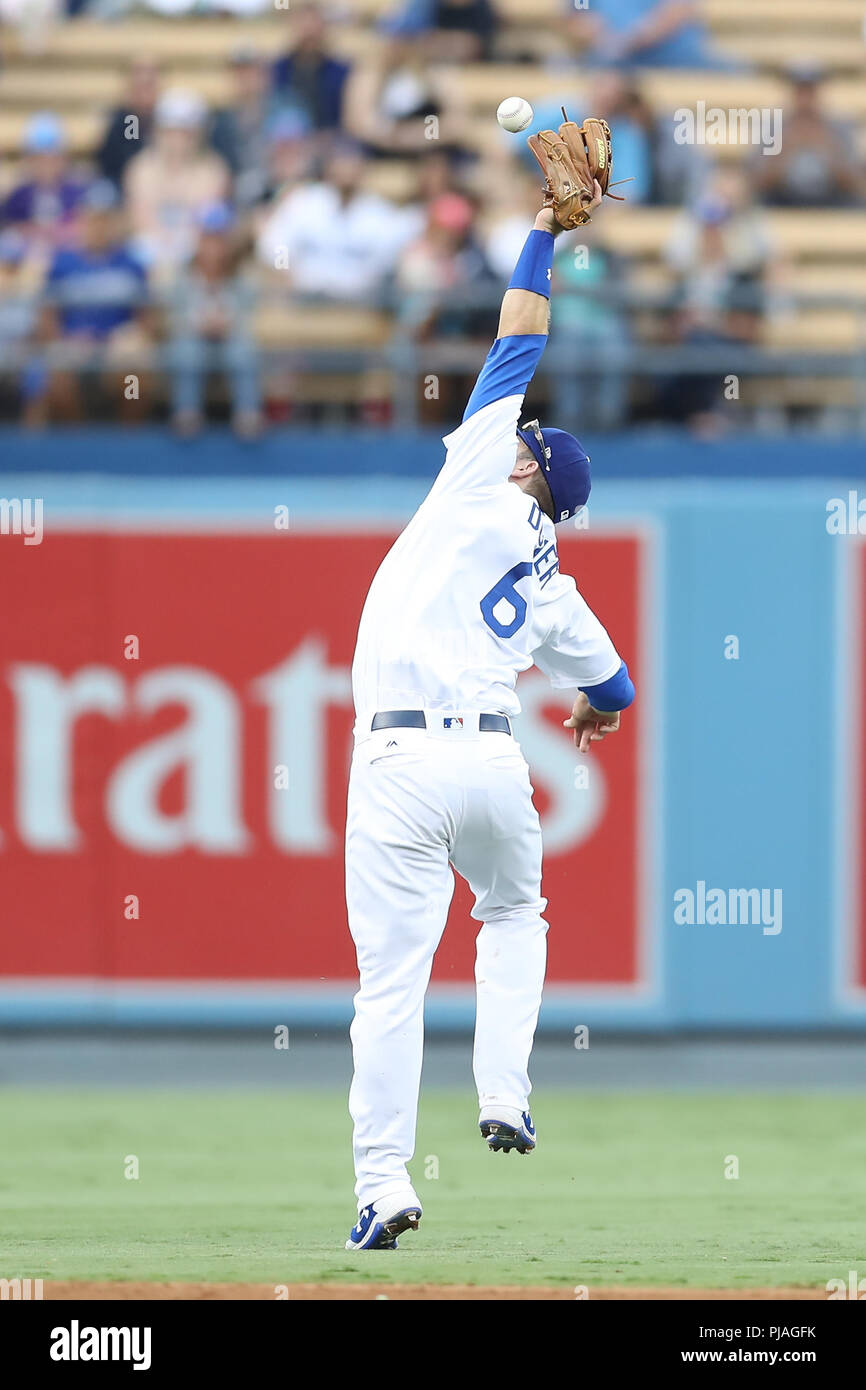 Los Angeles, CA, USA. 5th Sep, 2018. Los Angeles Dodger Brian Dozier (6 ...