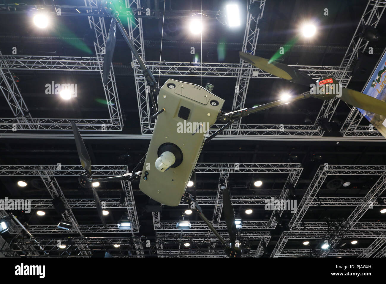 Adelaide Australia. 6th Septemeber 2018. Military drone displayed at ...