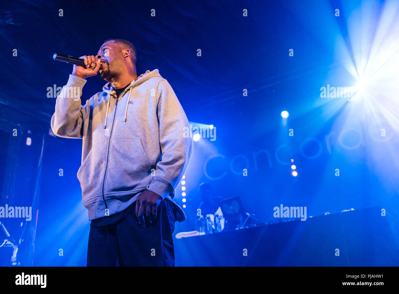 Brighton, UK. 5th September, 2018. GZA, The Genius, Wu-Tang Clan ...
