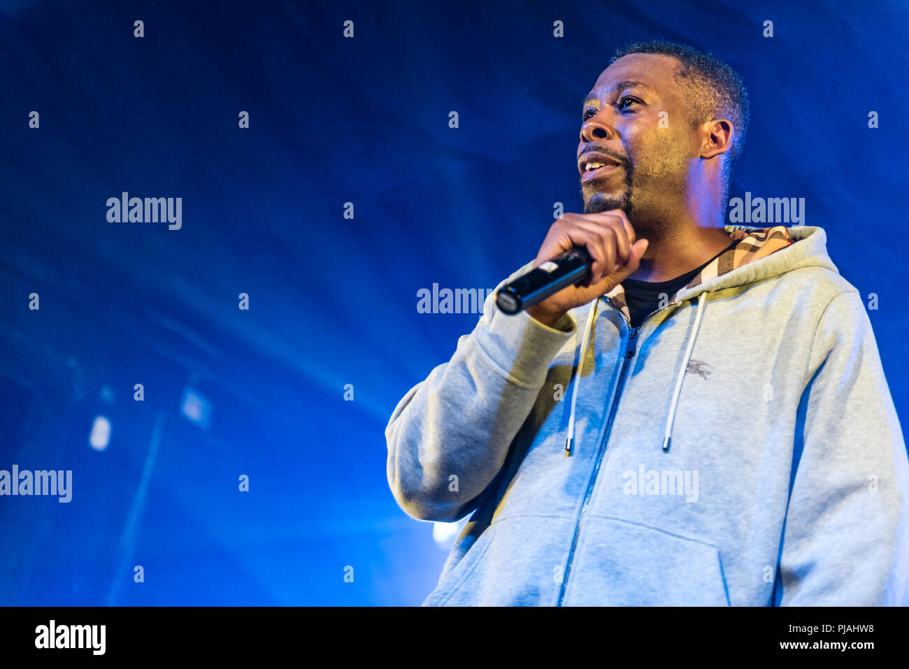 Brighton, UK. 5th September, 2018. GZA, The Genius, Wu-Tang Clan ...