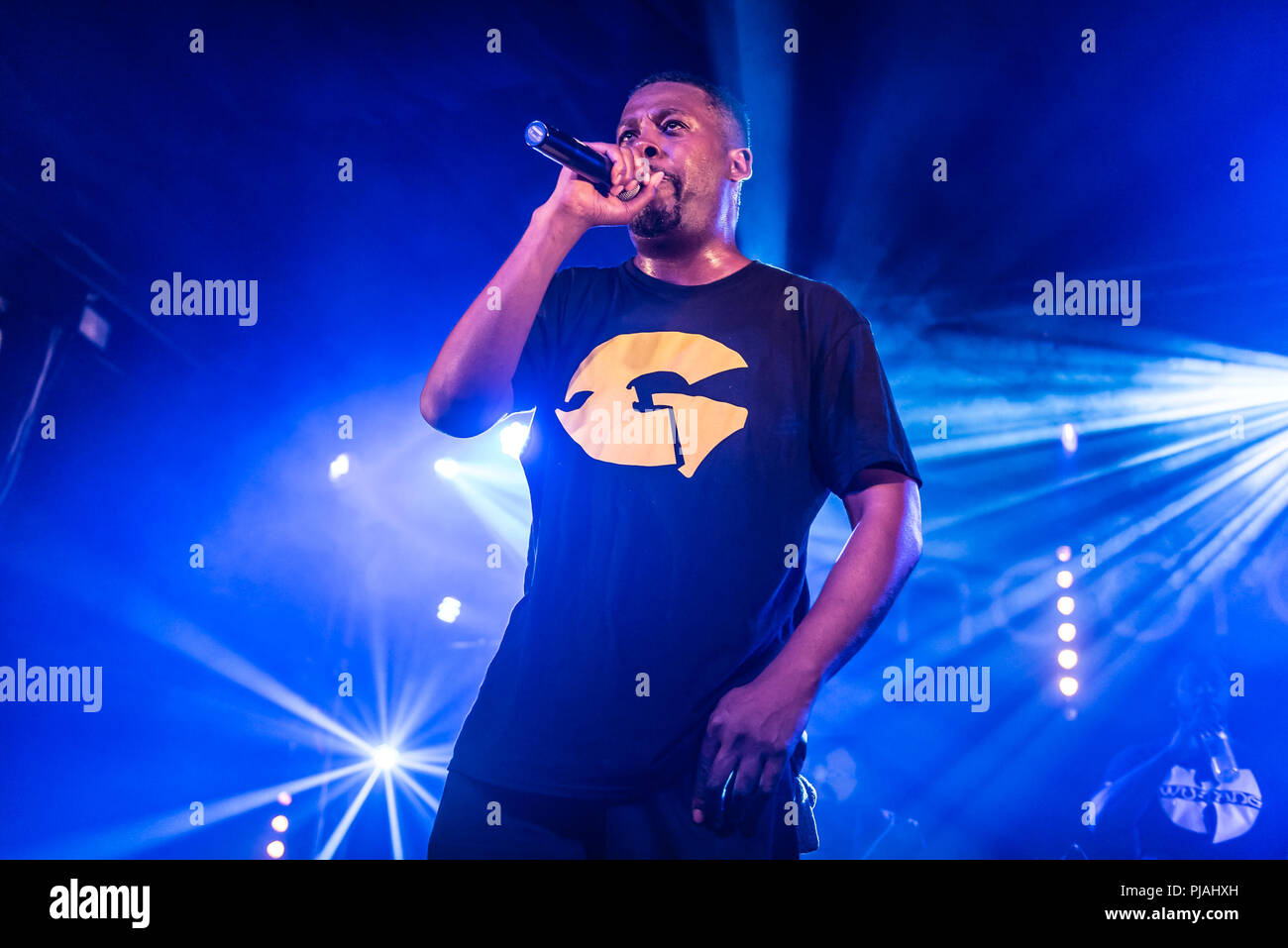 Brighton, UK. 5th September, 2018. GZA, The Genius, Wu-Tang Clan ...