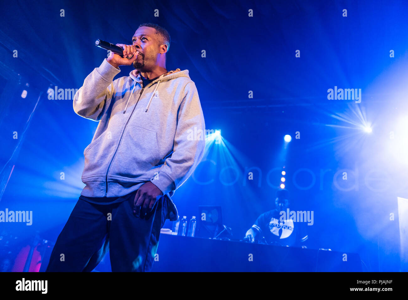 Brighton, UK. 5th September 2018. GZA, The Genius, Wu-Tang Clan perform ...
