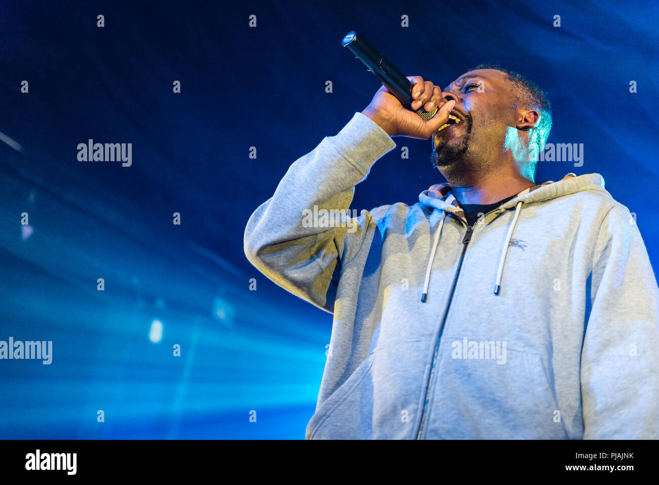 Brighton, UK. 5th September 2018. GZA, The Genius, Wu-Tang Clan perform ...