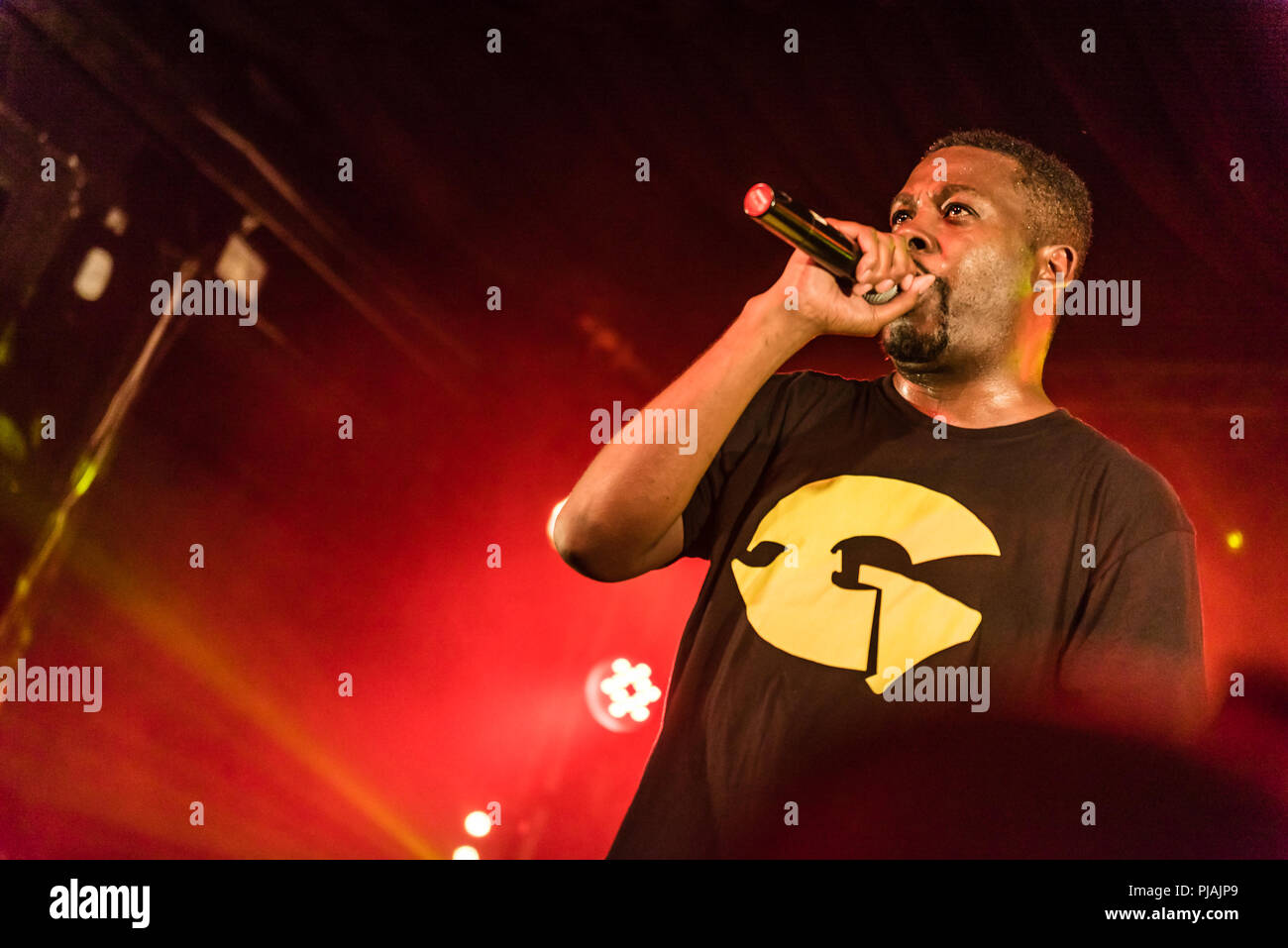Brighton, UK. 5th September 2018. GZA, The Genius, Wu-Tang Clan perform ...