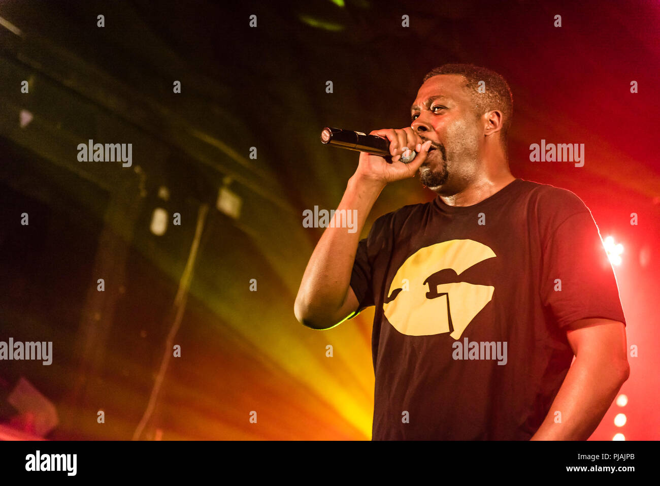 Brighton, UK. 5th September 2018. GZA, The Genius, Wu-Tang Clan perform ...