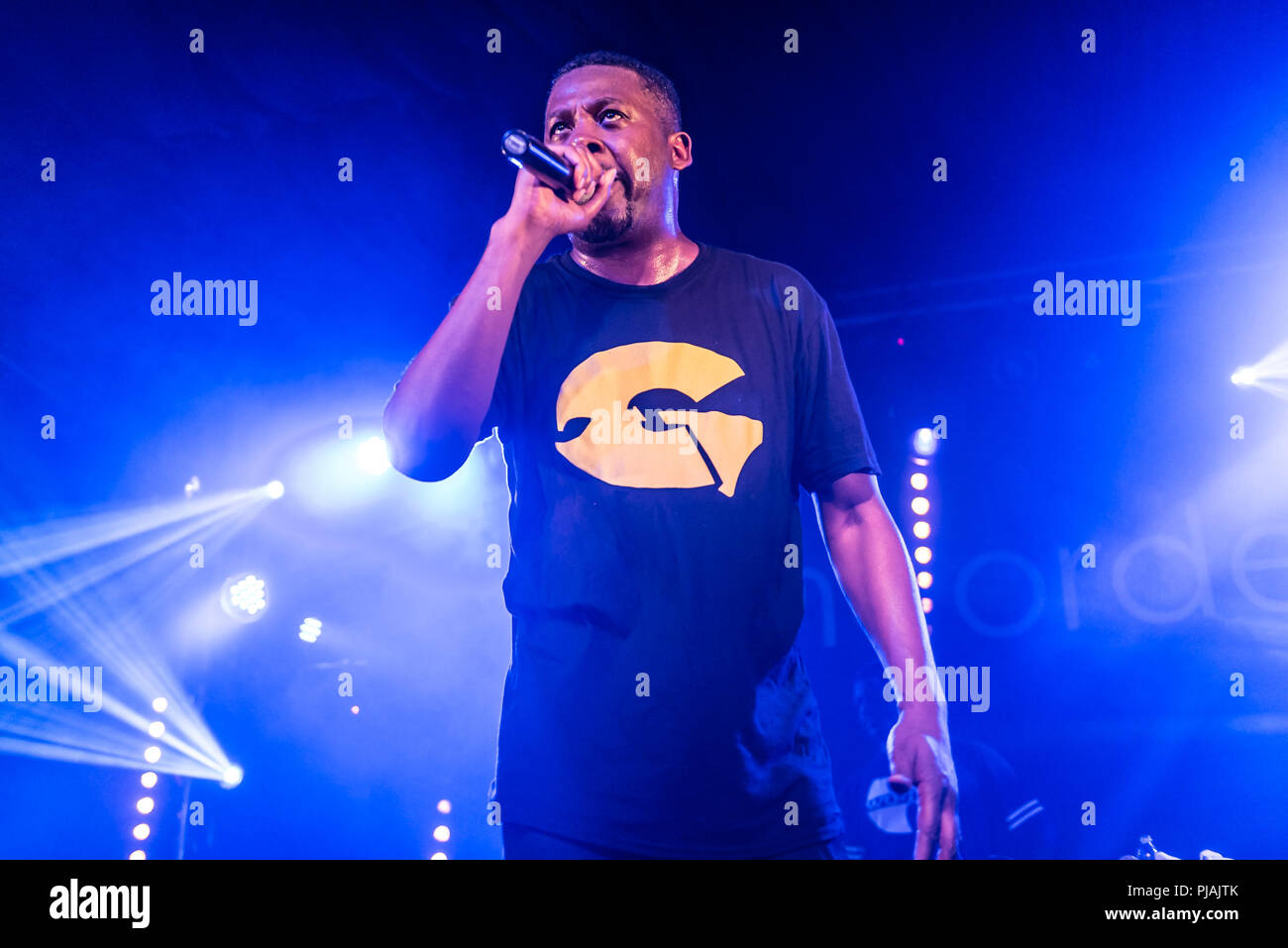 Brighton, UK. 5th September 2018. GZA, The Genius, Wu-Tang Clan perform ...