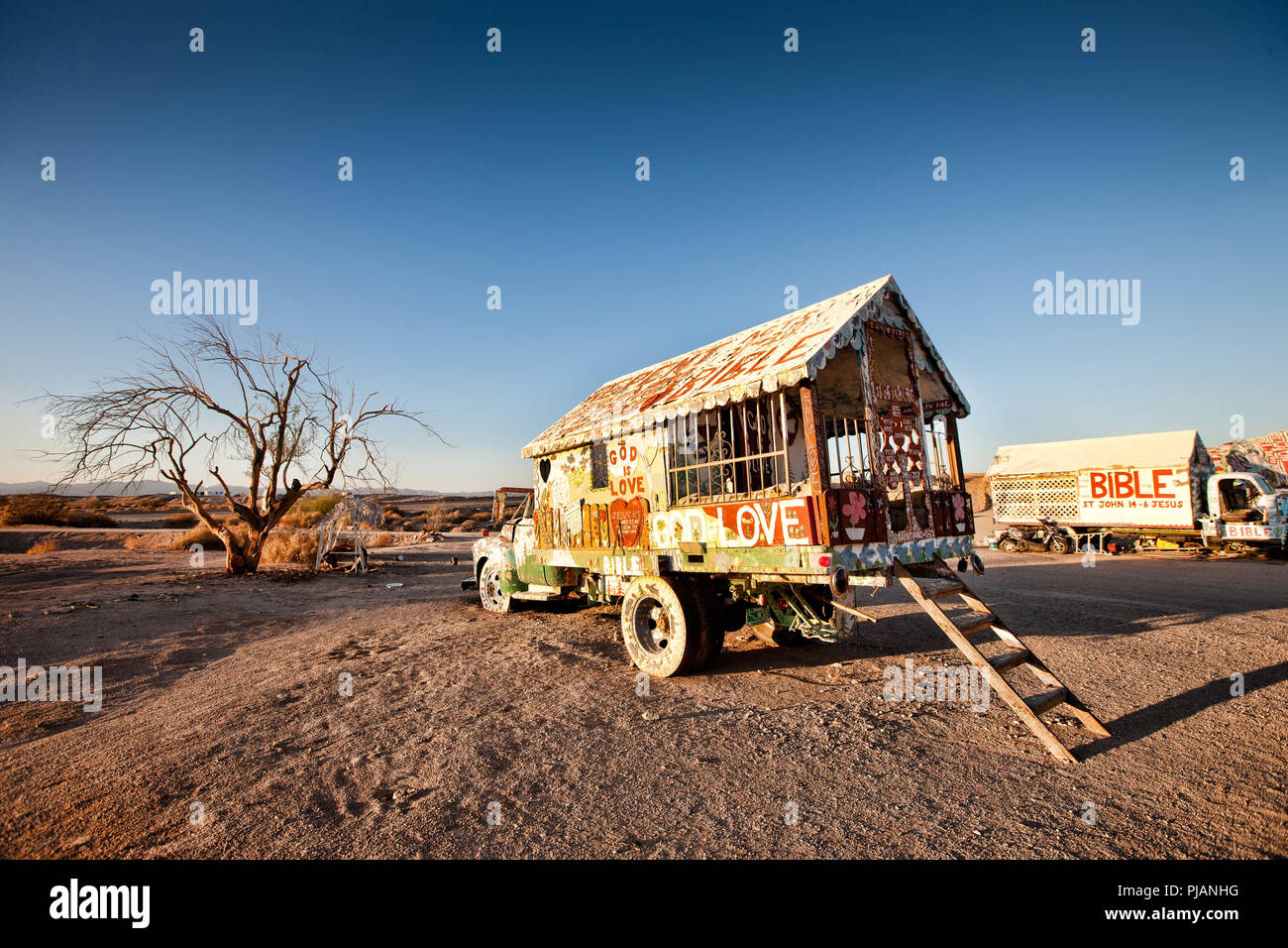 Salvation Mountain at The Salton Sea, California, USA Stock Photo - Alamy