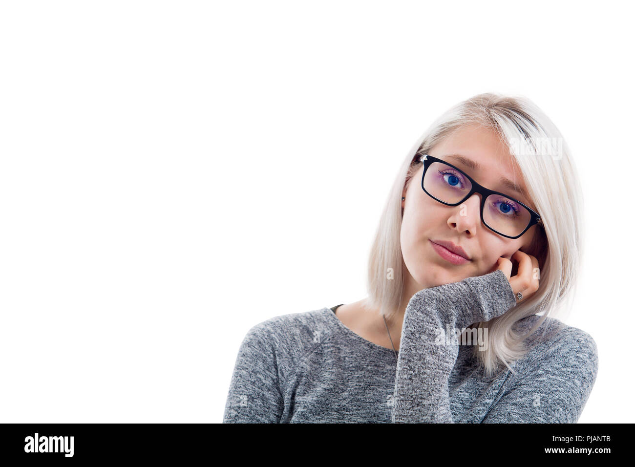 Under the hand white background hi-res stock photography and images - Alamy