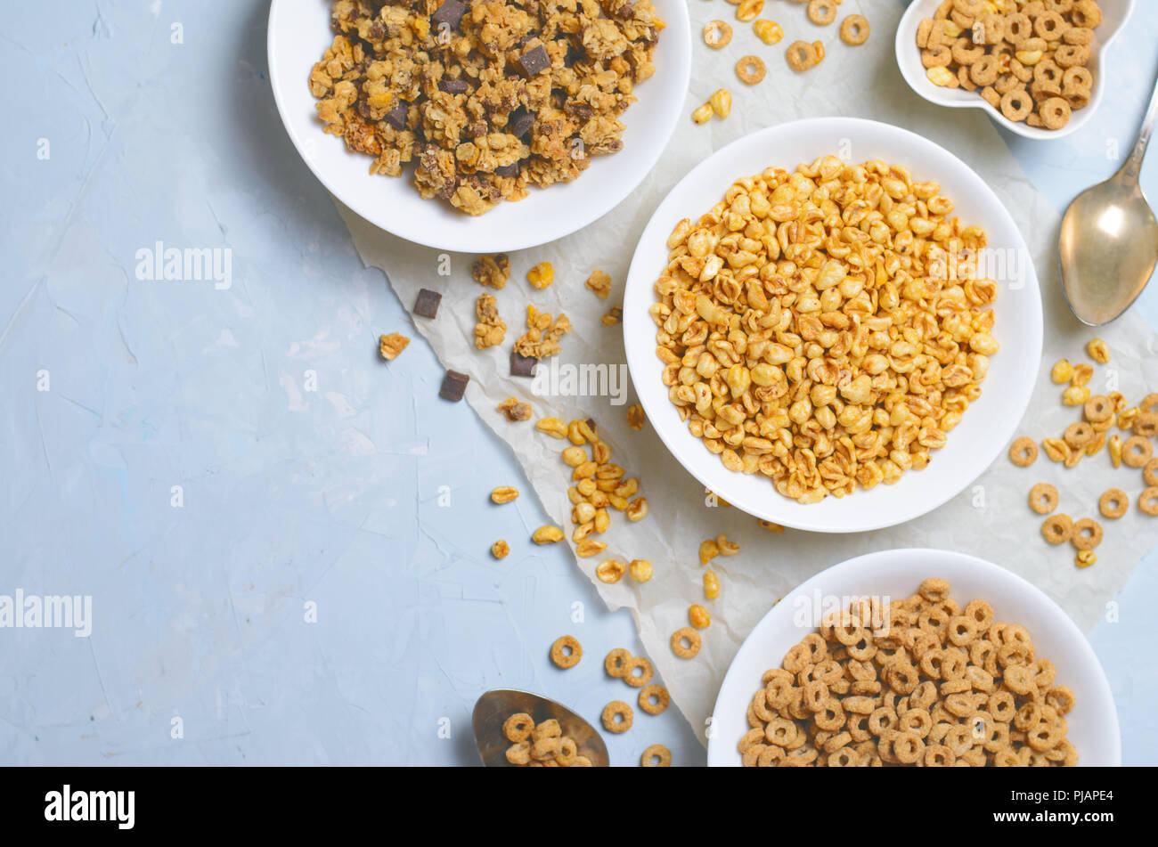 Different Kinds of Cereals, Quick Breakfast, Healthy Snacks, Puffed ...
