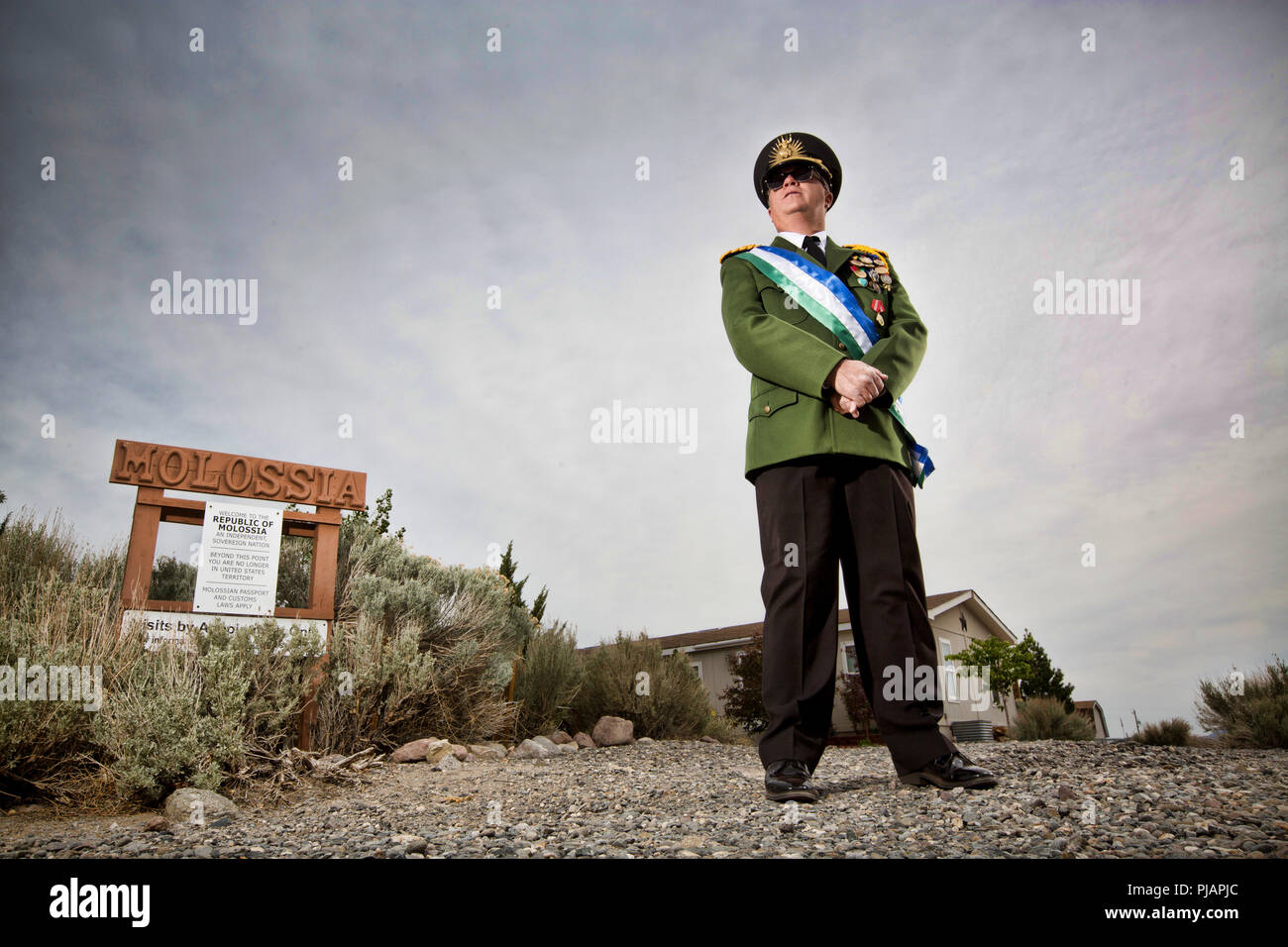 The Micro Nation of Molossia in Nevada, USA Stock Photo - Alamy
