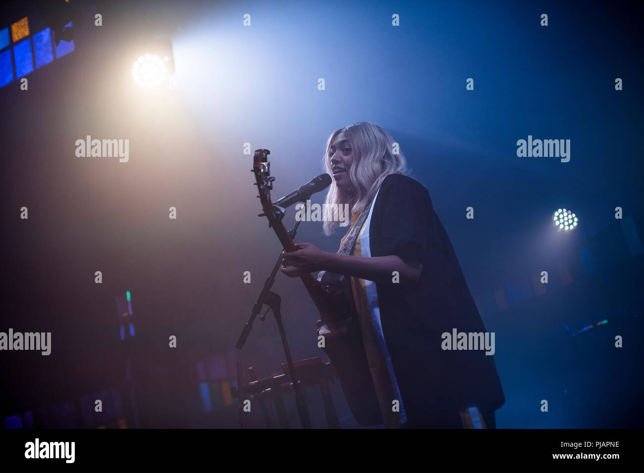 Norway, Bergen - June 16, 2018. The English singer and songwriter ...