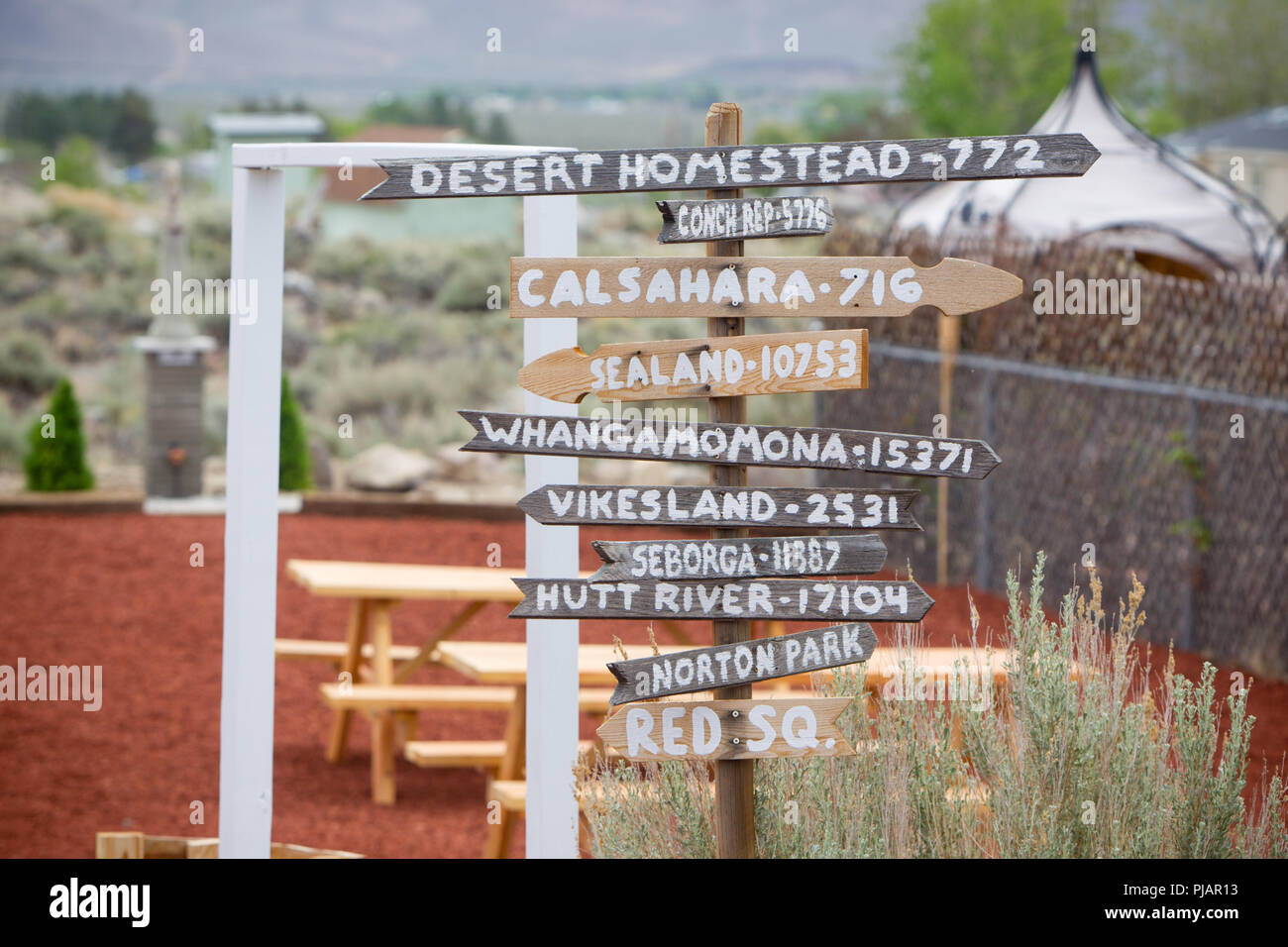 The Micro Nation of Molossia in Nevada, USA Stock Photo - Alamy