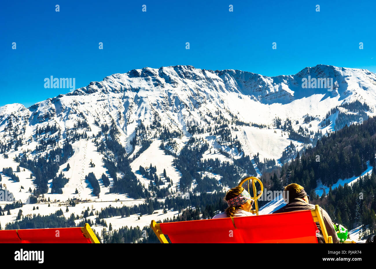 Bavarian alps people winter hi-res stock photography and images - Alamy