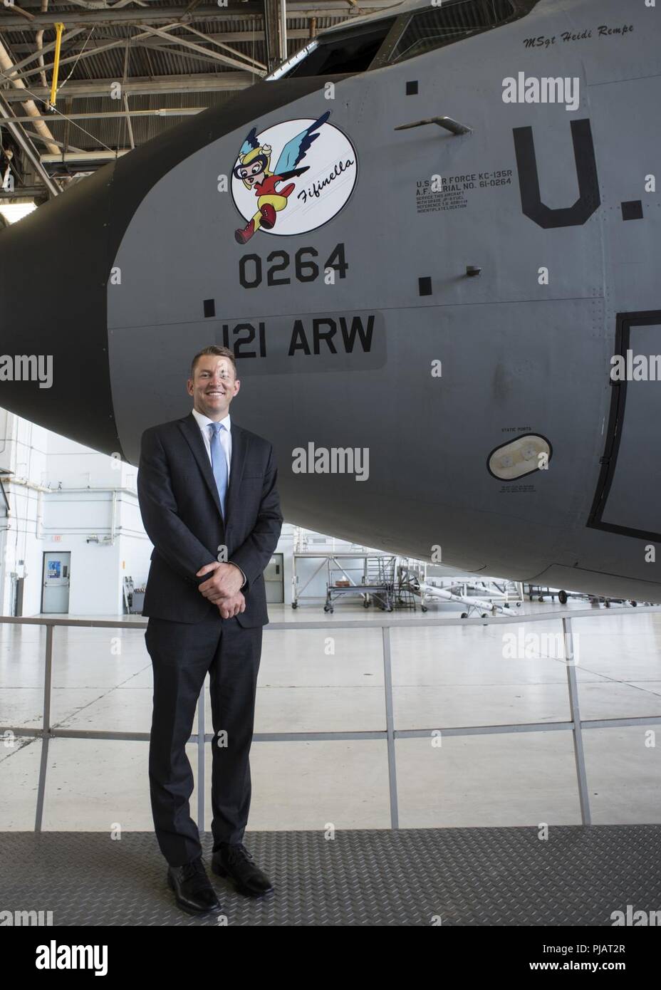 The 121st Air Refueling Wing, Ohio dedicates one of its KC-135 ...