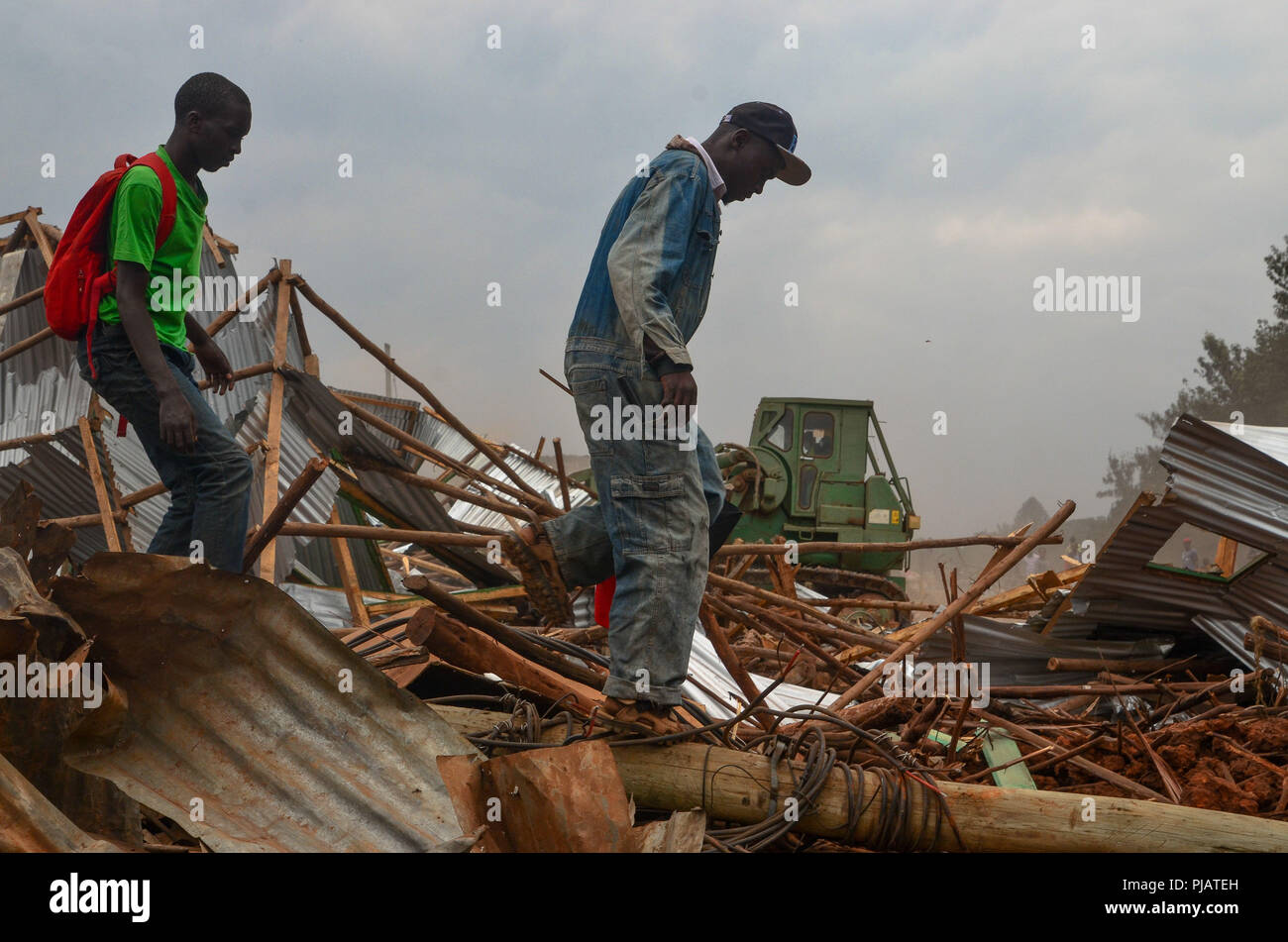 Kibera slums hi-res stock photography and images - Alamy
