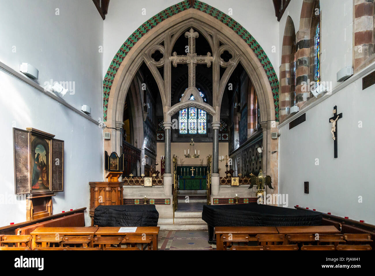 The interior of the Cathedral of the Isles (Scottish Episcopal Church ...