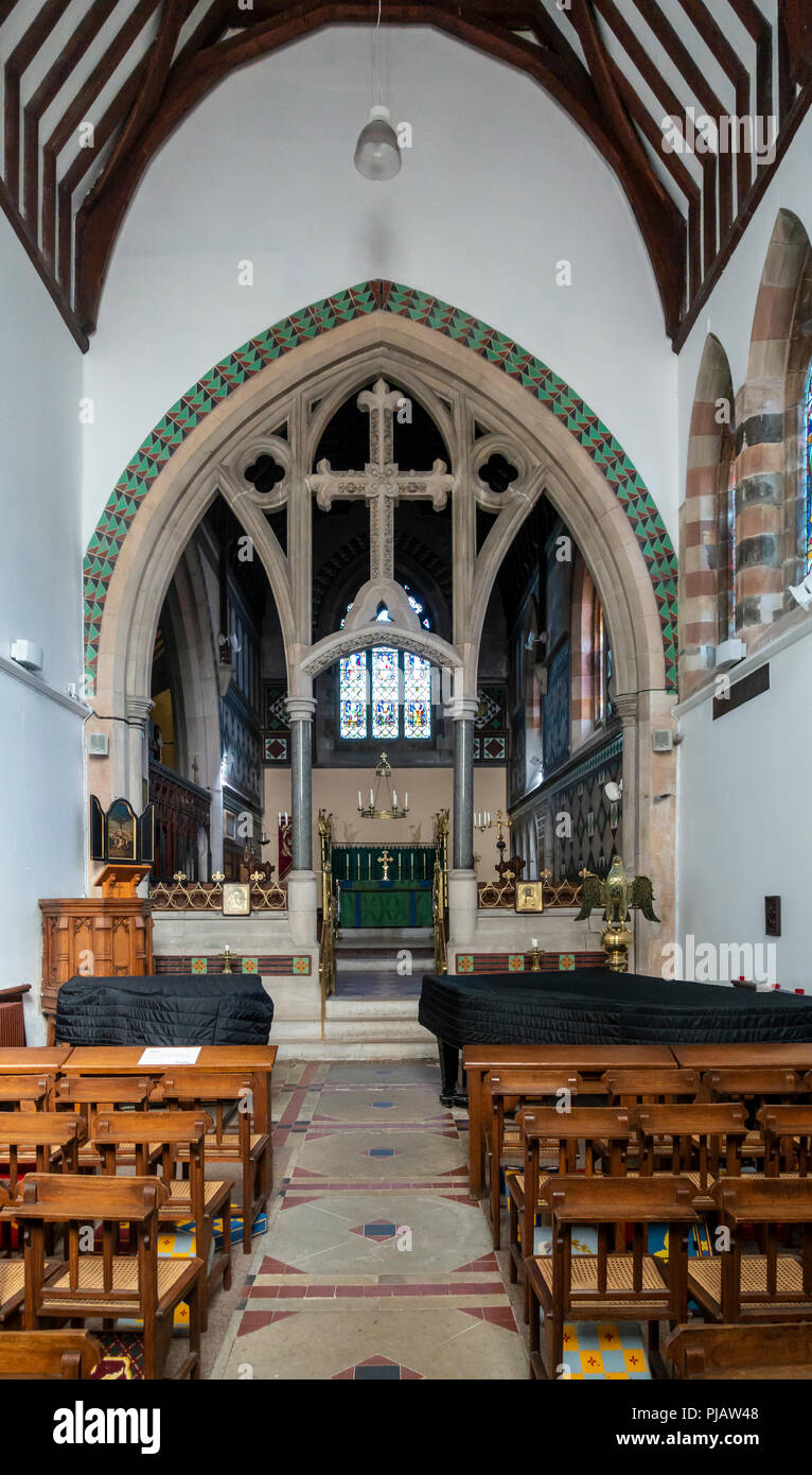 The interior of the Cathedral of the Isles (Scottish Episcopal Church ...