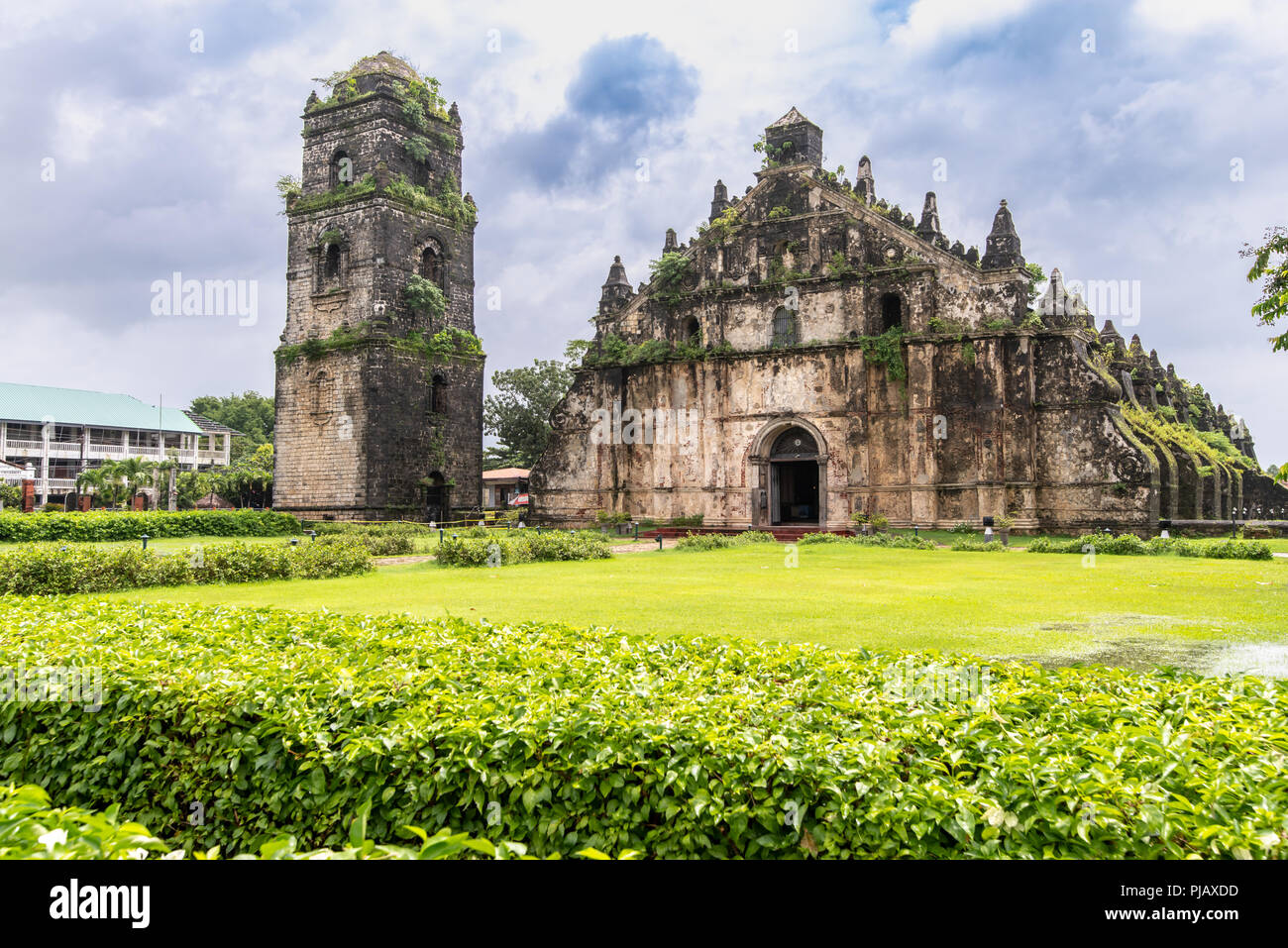 UNESCO World Heritage Site San Agustin Church of Paoay , Ilocos Norte, Philippines Stock Photo ...