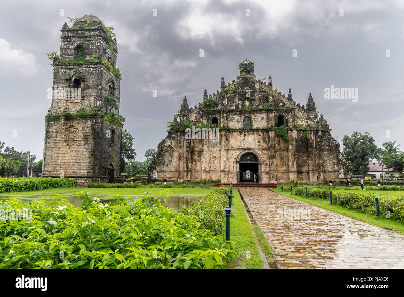 UNESCO World Heritage Site San Agustin Church of Paoay , Ilocos Norte, Philippines Stock Photo ...