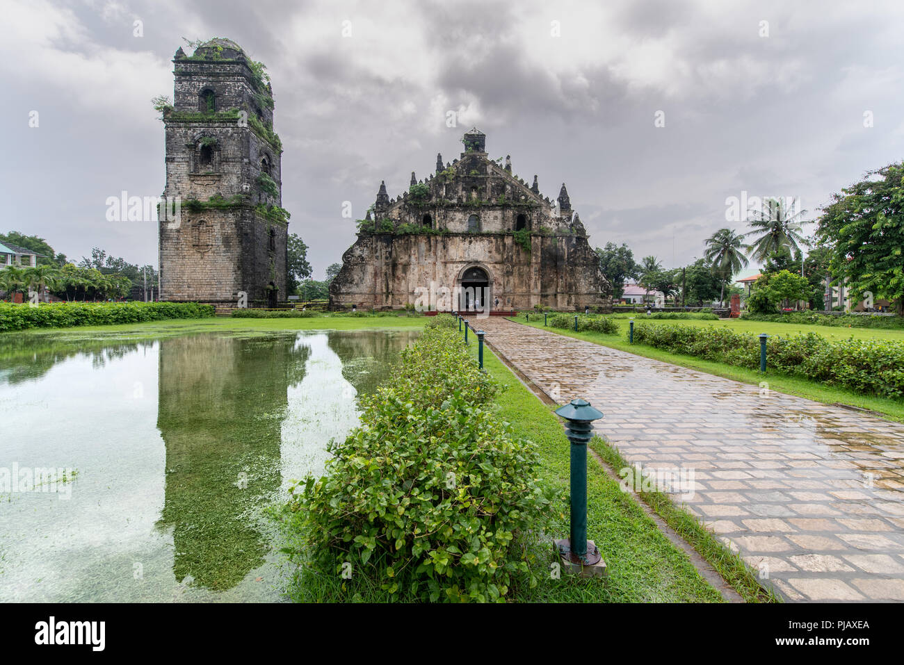 UNESCO World Heritage Site San Agustin Church of Paoay , Ilocos Norte, Philippines Stock Photo ...