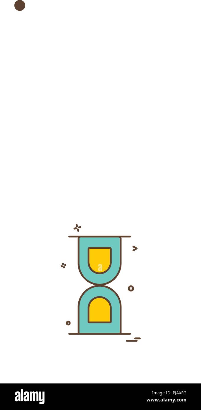 Wait icon design vector Stock Vector Image & Art - Alamy