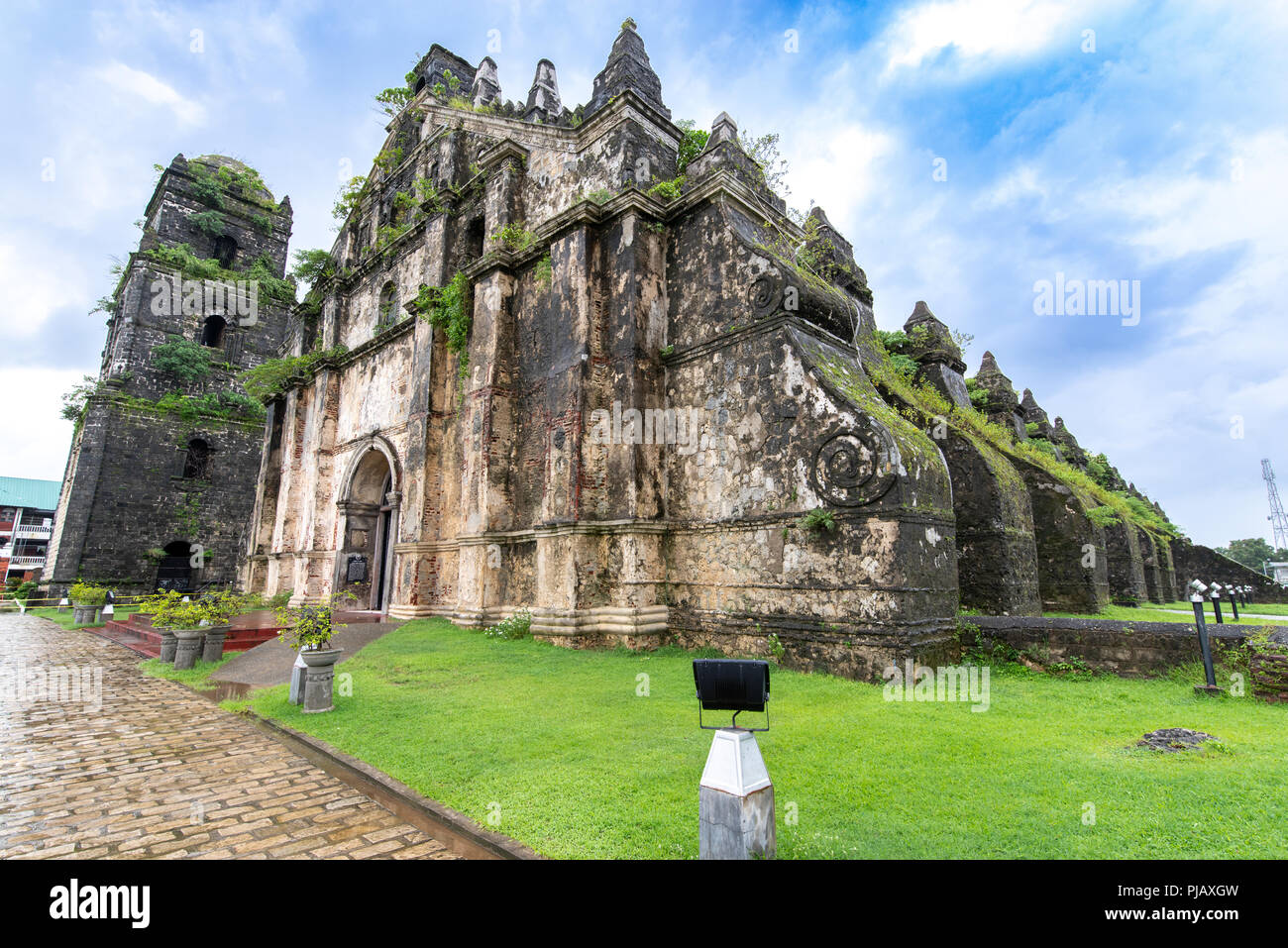 UNESCO World Heritage Site San Agustin Church of Paoay , Ilocos Norte, Philippines Stock Photo ...