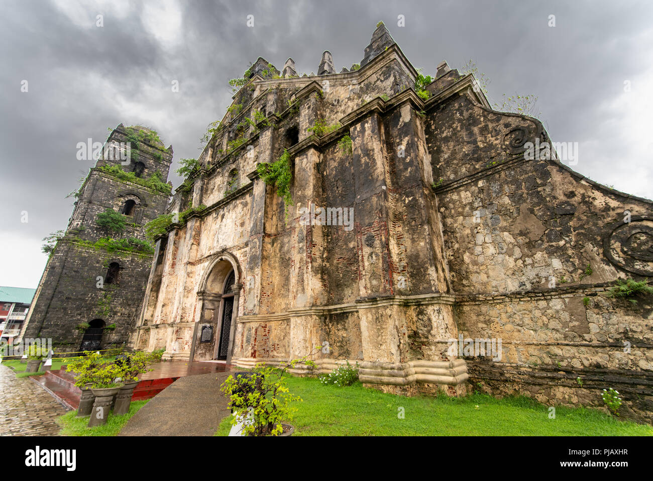 UNESCO World Heritage Site San Agustin Church of Paoay , Ilocos Norte, Philippines Stock Photo ...
