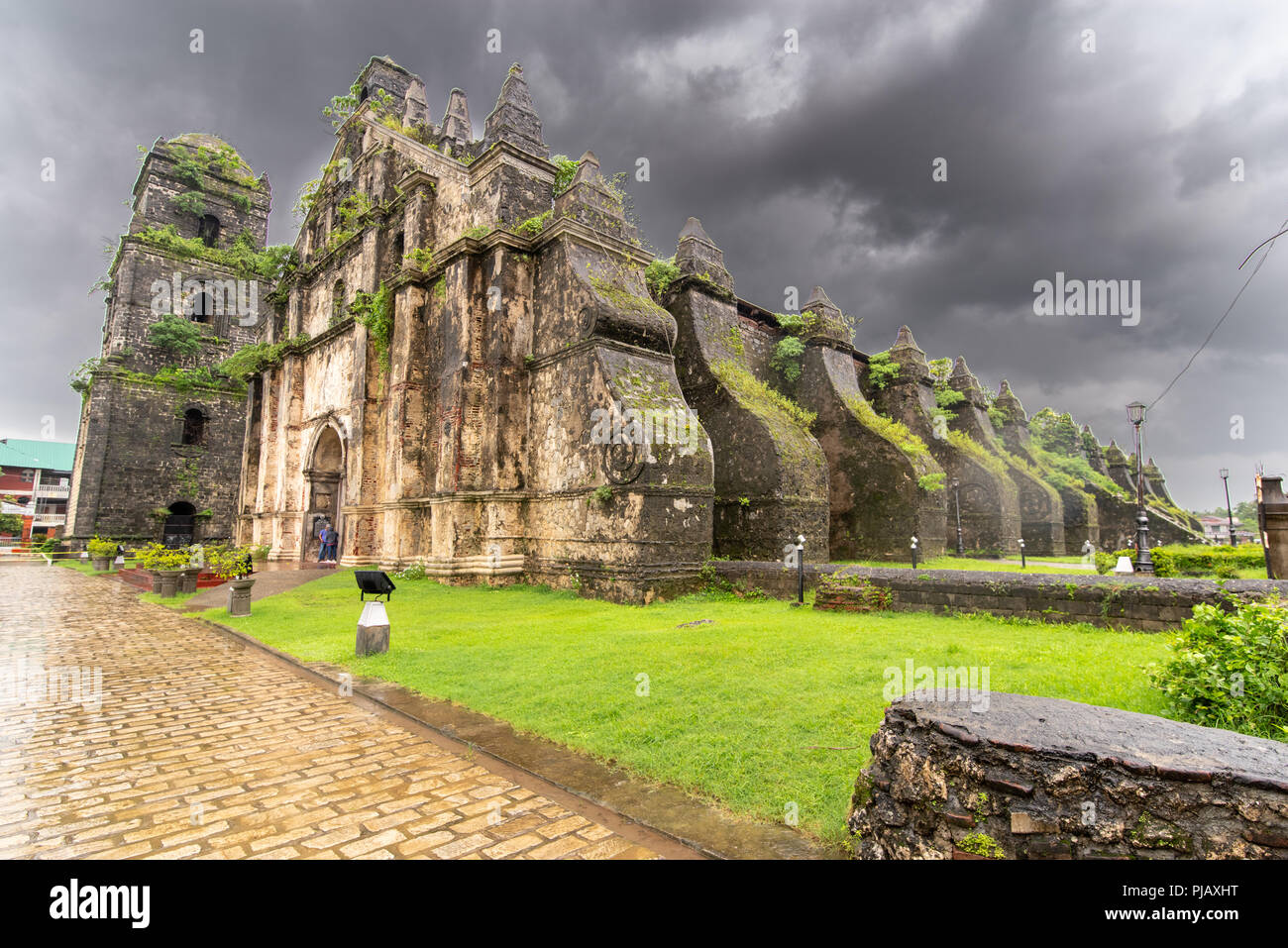 UNESCO World Heritage Site San Agustin Church of Paoay , Ilocos Norte, Philippines Stock Photo ...