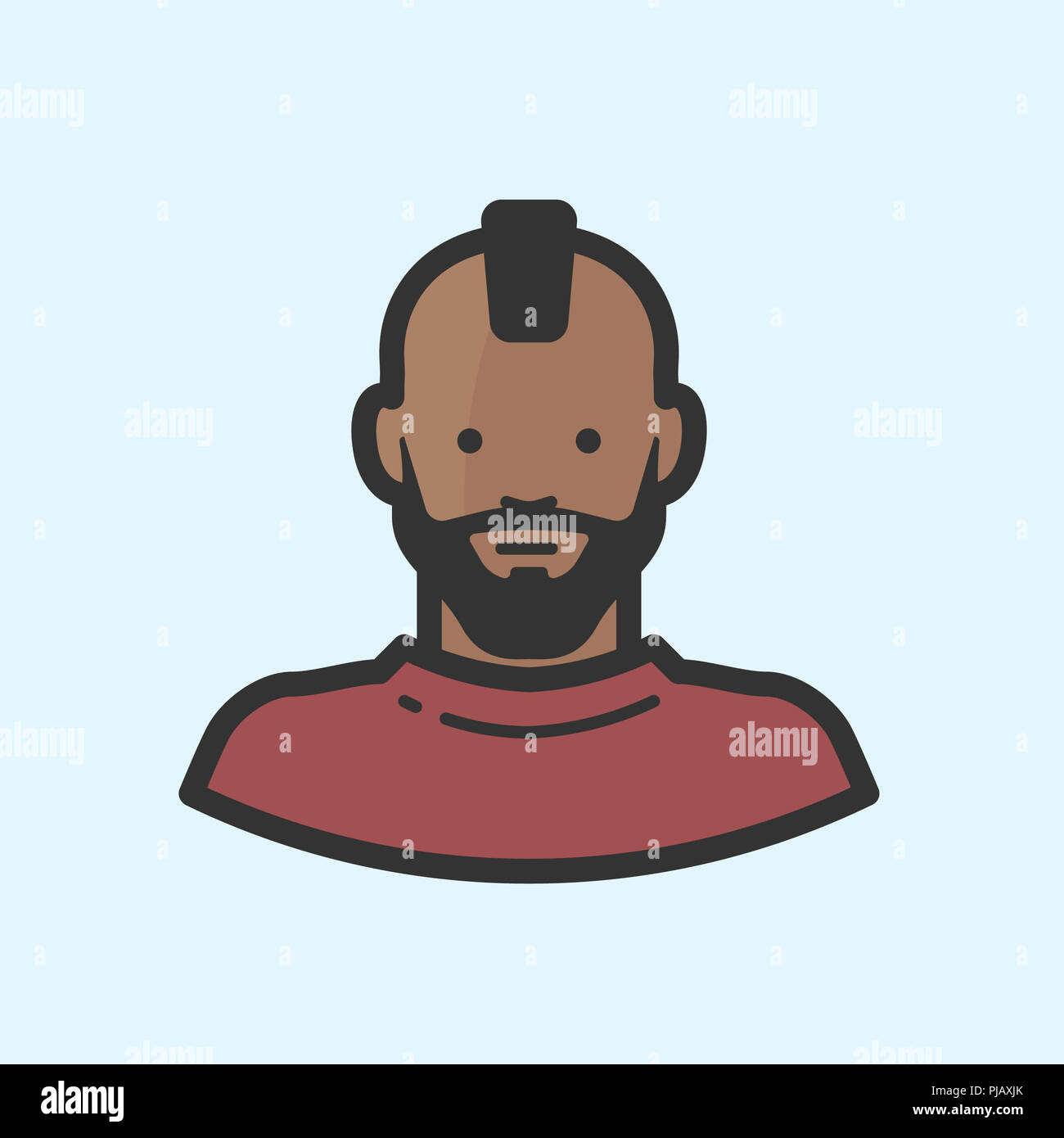 Man with mohawk hi-res stock photography and images - Alamy