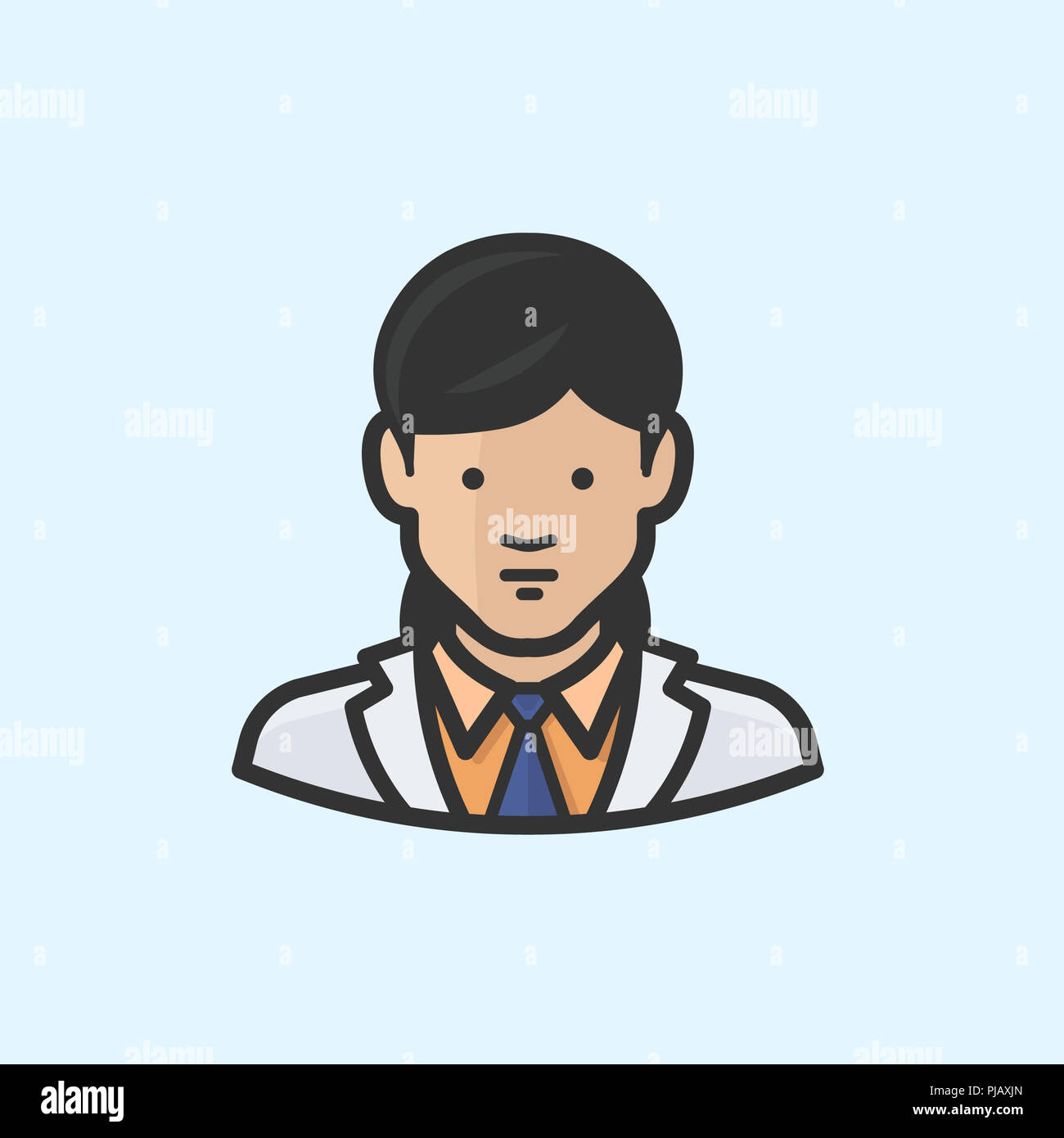 Lab doctor icon cartoon hi-res stock photography and images - Alamy