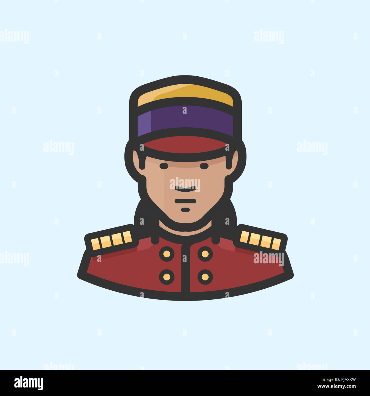 Concierge icon vector vectors hi-res stock photography and images - Alamy