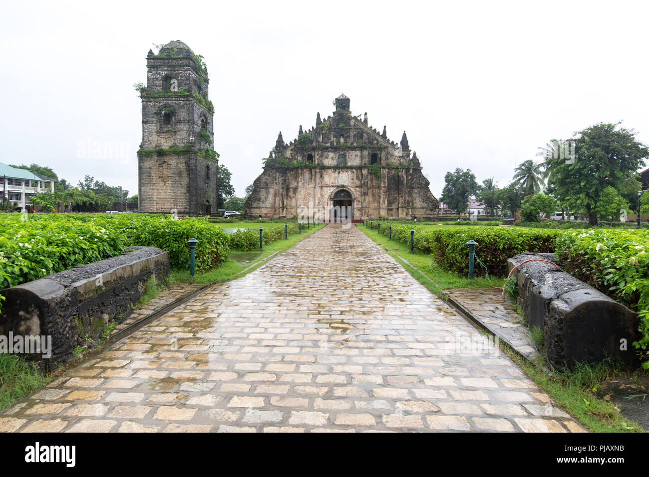 UNESCO World Heritage Site San Agustin Church of Paoay , Ilocos Norte, Philippines Stock Photo ...